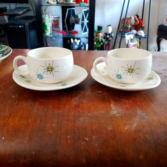 Franciscan | Dining | Vintage Franciscan Atomic Starburst Mcm Cup And ...